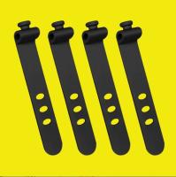 China MVQ Custom Moulding Silicone Rubber Molded Part for Multifunctional Adjustable Cable Band for sale