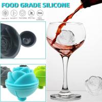 China Ice Cream Tools Silicone Mold Rose Flower Shape Ice Ball Face Ice Roller for Benefit for sale
