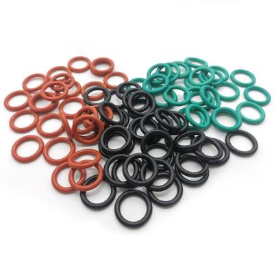 China Moulding Processing Service NR FKM FPM EPDM Silicone O-Ring Black Nitrile Rubber O Rings for sale