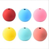 China Kitchen Tool Ice Cream Makers Type Silicone Ice Ball Mold for Single Hole Soft Rubber for sale