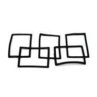 China Moulding Service NR Rectangular Rubber Ring for Sealing Gasket Dust and Waterproof for sale