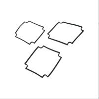 China Moulding Service NR Rectangular Rubber Ring for Sealing Gasket Dust and Waterproof for sale