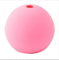 China Ice Cream Makers Eco Friendly Food Grade Silicone Single Round Big Ice Ball Maker Molds for sale