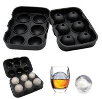 China Effortlessly Make Whiskey Round Balls with Reusable Silicone Ice Cube Tray for sale