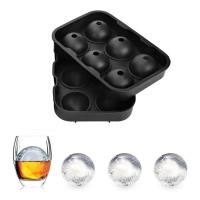 China Effortlessly Make Whiskey Round Balls with Reusable Silicone Ice Cube Tray for sale