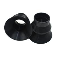 China MVQ Custom Compression Molded Flexible Corrugated Silicone Rubber Bellows for Moulding for sale