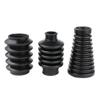 China MVQ Custom Compression Molded Flexible Corrugated Silicone Rubber Bellows for Moulding for sale