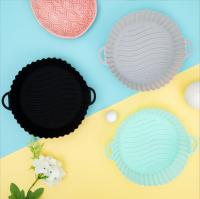 China Silicone Air Fryer Pot for Baking Dishes Pans Reusable Silicon Oven Pan for sale