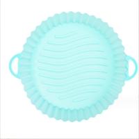 China Silicone Air Fryer Pot for Baking Dishes Pans Reusable Silicon Oven Pan for sale
