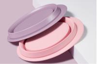 China Sustainable Style Foam Folding Cleaning Pad Silicone Makeup Brush Cleaner Wash Bowl for sale