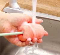 China Stocked TPR PP Silicone Bottle Cleaning Brush for Washing Baby Bottles Long Handle for sale