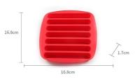 China Multiple-color Ice Stick Mould 7 Cavity Silicone Biscuits Chocolate Mold Ice Cube Tray for sale
