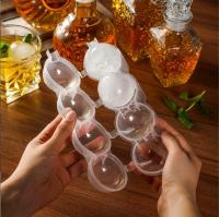 China Silicone Ice Cube Mold for Easy Release Whisky Balls Stocked Kitchen Accessory in 2023 for sale