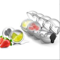 China Silicone Ice Cube Mold for Easy Release Whisky Balls Stocked Kitchen Accessory in 2023 for sale