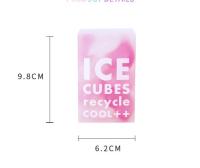 China Ice Cream Tools Plastic Heart Shape Ice Cube for Beer Cooling Food Grade Bar Accessories for sale