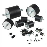 China Male Tapered Vibration Damper Mounts with Customized Rubber Bumper Feet and Moulding for sale