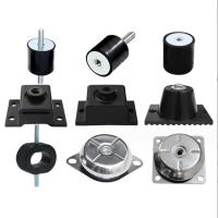 China Male Tapered Vibration Damper Mounts with Customized Rubber Bumper Feet and Moulding for sale