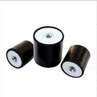 China Male Tapered Vibration Damper Mounts with Customized Rubber Bumper Feet and Moulding for sale