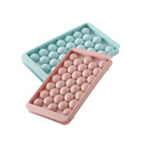 China 33 Grids Round Ball Ice Cube Tray for Ice Cream Tools Made of Eco-Friendly PP Plastic for sale