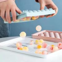 China 33 Grids Round Ball Ice Cube Tray for Ice Cream Tools Made of Eco-Friendly PP Plastic for sale