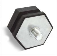 China Rubber and Metal Custom Hexagonal Engine Shock Absorber Pad Foot for Pneumatic Buffer for sale