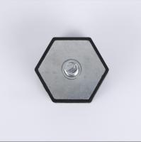 China Rubber and Metal Custom Hexagonal Engine Shock Absorber Pad Foot for Pneumatic Buffer for sale