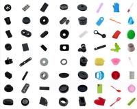 China Silicone EPDM NBR NR Rubber Gasket Seal for Rectangular Square Round Moulding for sale