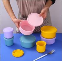 China Food Grade Silicone Bento Lunch Box 1 Lattice Food Storage Container for All Ages for sale