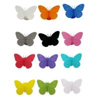 China Stocked Silicone Cute Butterfly Design Wine Glass Bottle Mug Cup Identification Tags for sale