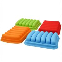 China Cake Tools Food Grade DIY Reusable Silicone Sausage Making Mold With 6 Cavity Hot Dogs Baking Mold for sale