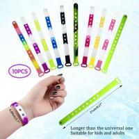 China Colorful Silicone Wristband Adjustable Bracelet for Charms and Wrist Strap Shoes for sale