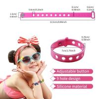 China Silicone Band Wrist Strap Shoes Bracelet Silicone Charms Wristbands for Manufacturing for sale