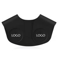 China Custom Logo Barber Black Silicone Shawl for Hair Cutting and Dyeing at Salon Supplies for sale