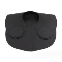 China Custom Logo Barber Black Silicone Shawl for Hair Cutting and Dyeing at Salon Supplies for sale