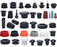 China Moulding Custom Size Silicone Rubber Hole Plugs Bottle Caps Silicone Seal Anti-dust Plug for sale