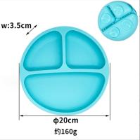China Silicone Kids Tableware Plate With Suction Cup Dinnerware Type Plate Production for sale