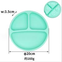 China Silicone Kids Tableware Plate With Suction Cup Dinnerware Type Plate Production for sale