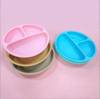 China Baby Tableware BPA Free Light Soft Silicone Plate with Suction Design Style None for sale