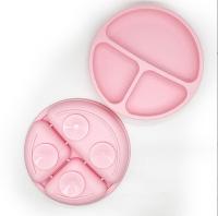 China Baby Tableware BPA Free Light Soft Silicone Plate with Suction Design Style None for sale