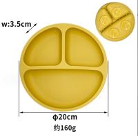 China Baby Tableware BPA Free Light Soft Silicone Plate with Suction Design Style None for sale