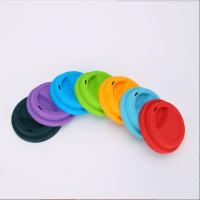 China Silicone Cup Lids Anti Dust Spill Proof Replacement for Glass Beverage Accessories for sale
