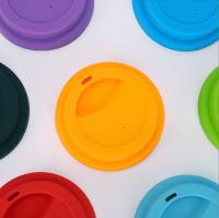 China Silicone Cup Lids Anti Dust Spill Proof Replacement for Glass Beverage Accessories for sale