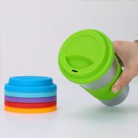 China Sustainable Silicone Lid for Coffee Mug Eco-Friendly and Durable Mug Cover for sale