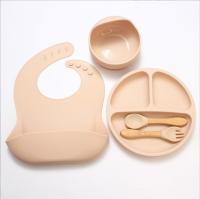 China 5pcs Soft Spoon BPA Baby Feeding Spoon Fork Set Utensils Silicone Baby Set for Market for sale