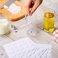 China DIY Glass Candles Making Tool Kit with White Foam Stickers and Double-sided Stickers for sale