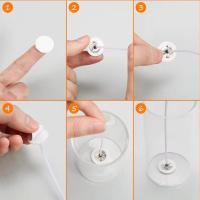 China DIY Glass Candles Making Tool Kit with White Foam Stickers and Double-sided Stickers for sale
