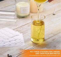 China DIY Glass Candles Making Tool Kit with White Foam Stickers and Double-sided Stickers for sale
