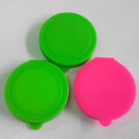 China Silicone Pocket Mirror Round Glass Silicone Makeup Compact Mirror for Portable Us for sale