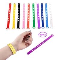 China Customizable Rubber Charm Wristbands for Shoe Charms Adjustable and Moulding Service for sale