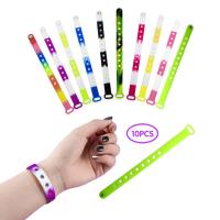 China Colorful Wristband Silicone Kids Gift Bracelets for Baby Accessories and Jewelry for sale